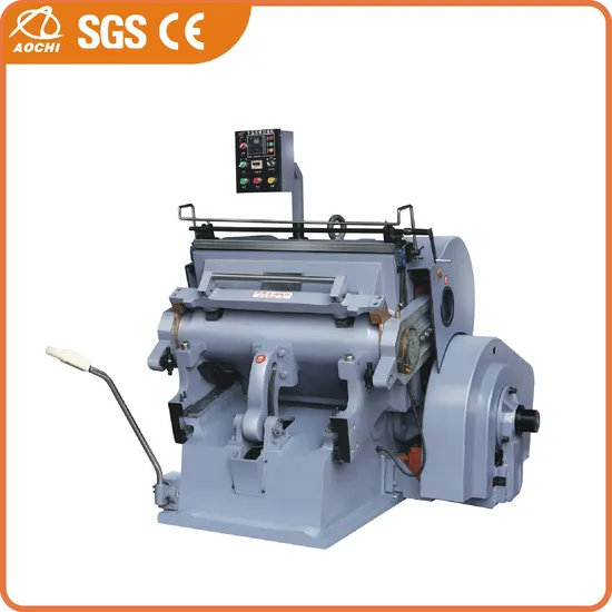 Flatbed Corrugated Cardboard Die Cutting and Creasing Machine Heavy ...